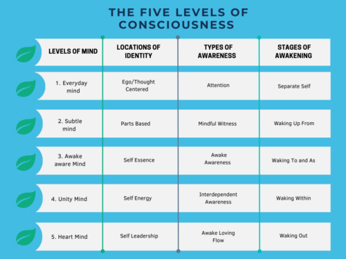 The 5 Levels of Awareness in Effortless Mindfulness